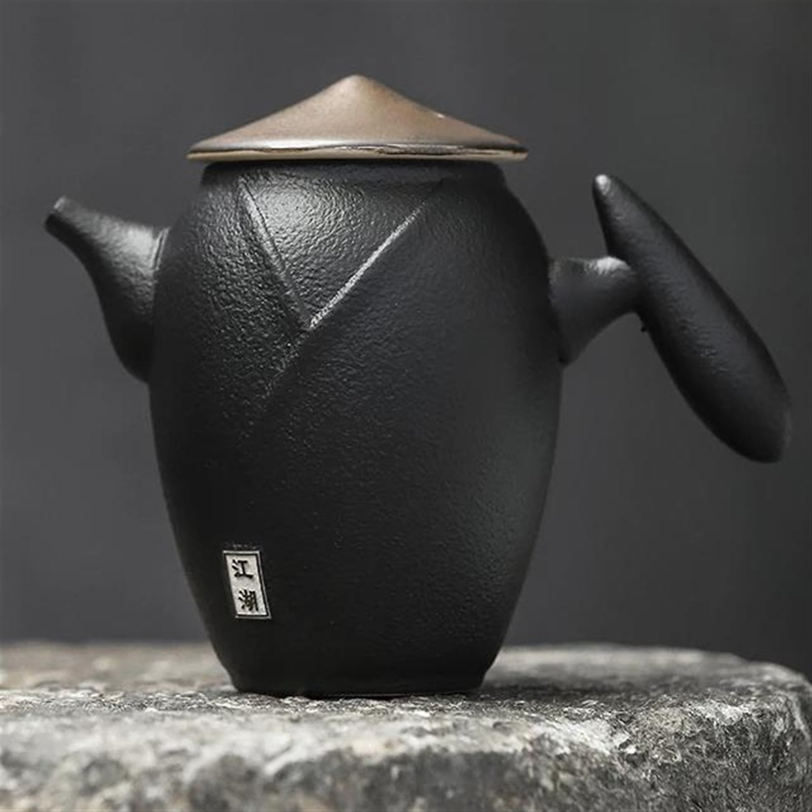 Black Crockery 230ml Chinese Gongfu Tea Pot Ceramic Teapot - Walmart.com
