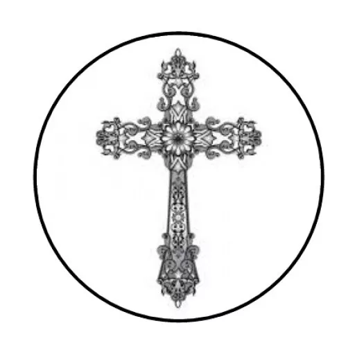 Black Cross Stickers Phone Decal Water Bottle Stickers Car Decals ...