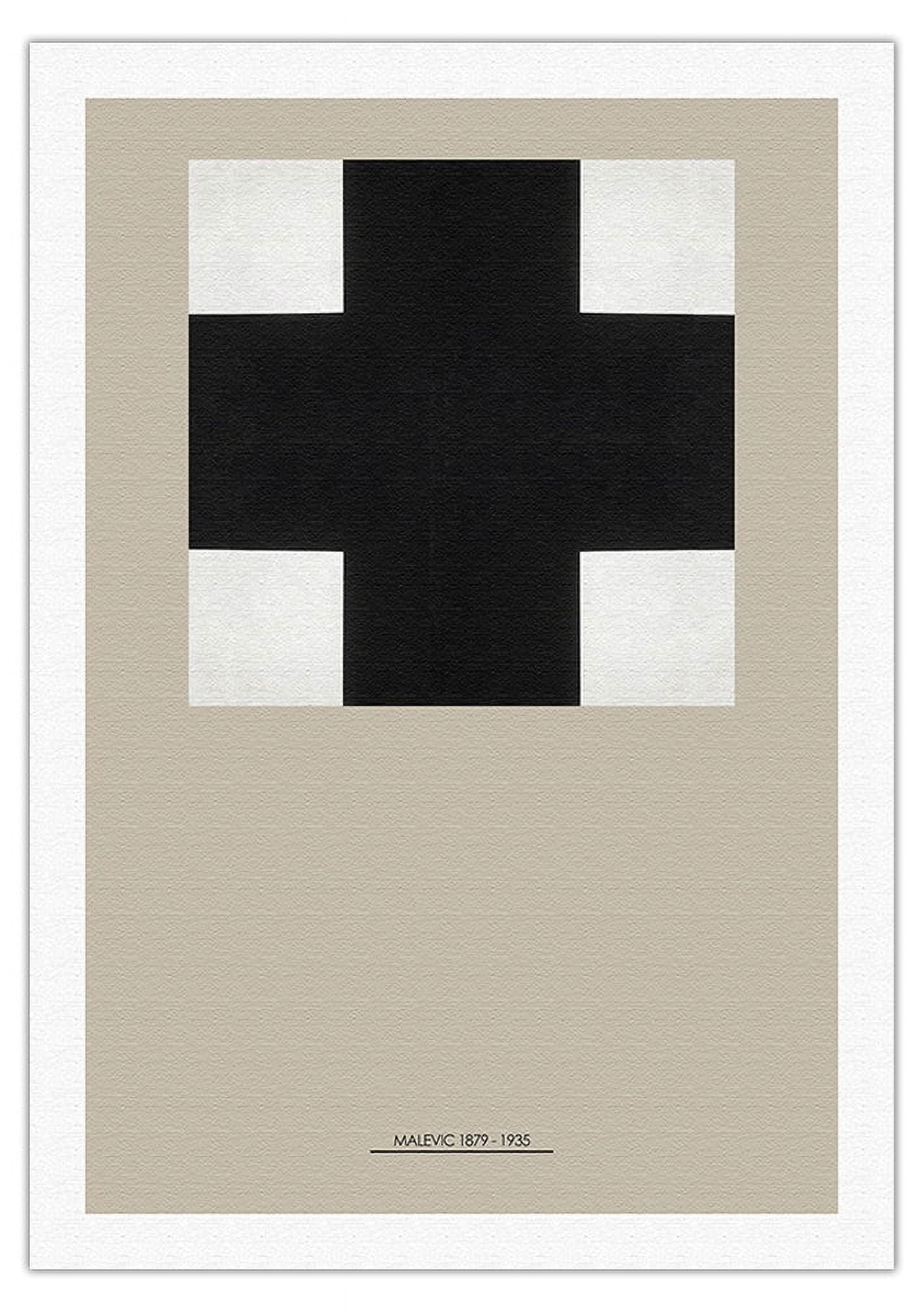 Black Cross - Vintage Exhibition Poster by Kazimir Severinovich ...