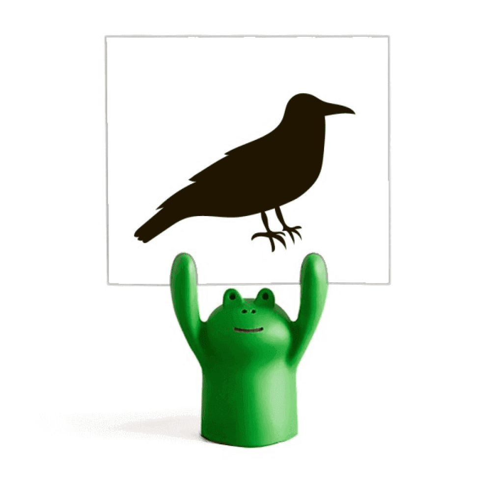 Black Crow Cute Animal Portrayal Memo Holder Cartoon Animal Frog Stand ...