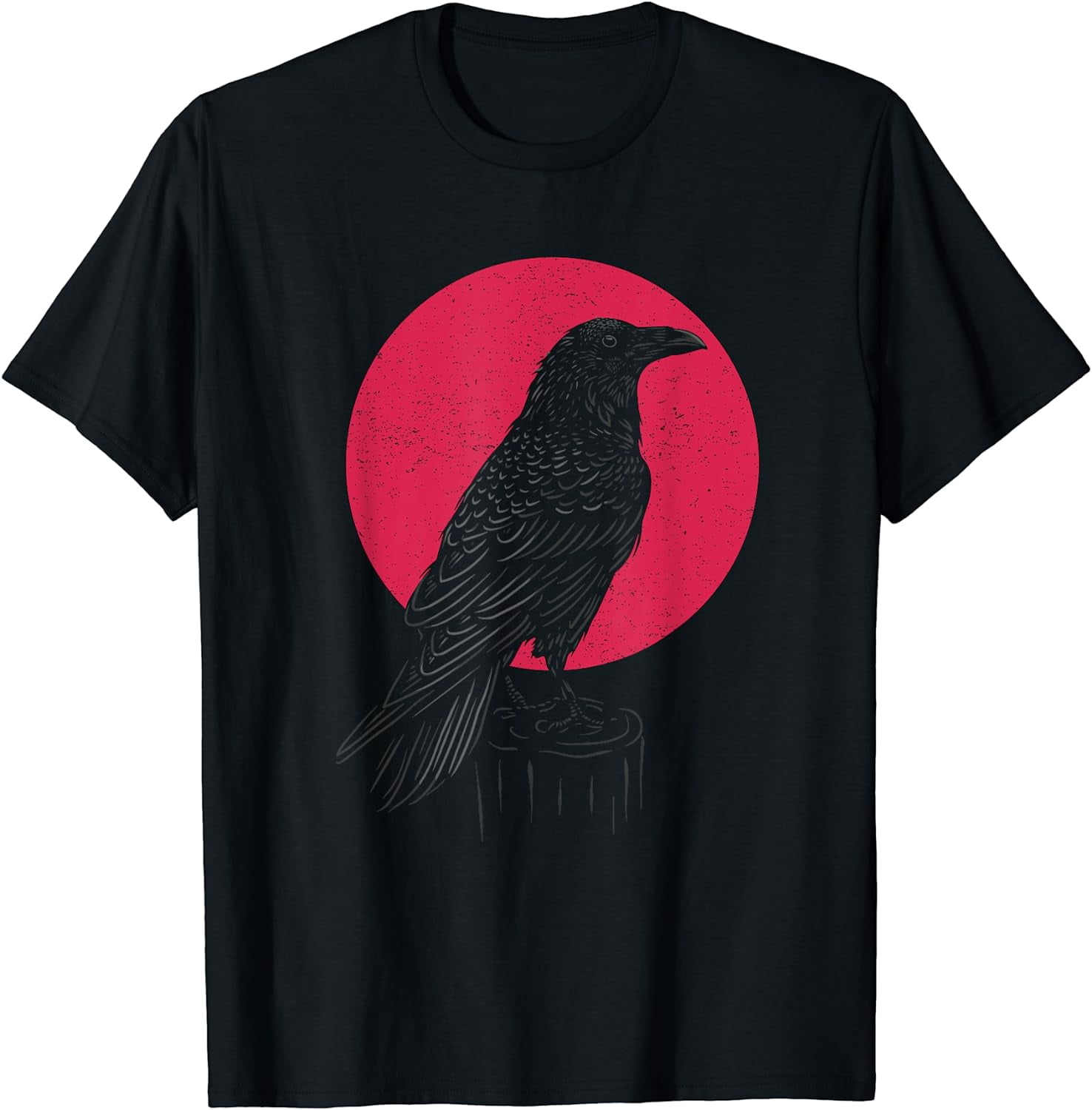Black Crow Occult Japan Gothic Witchcraft Crow T-Shirt - Walmart.com