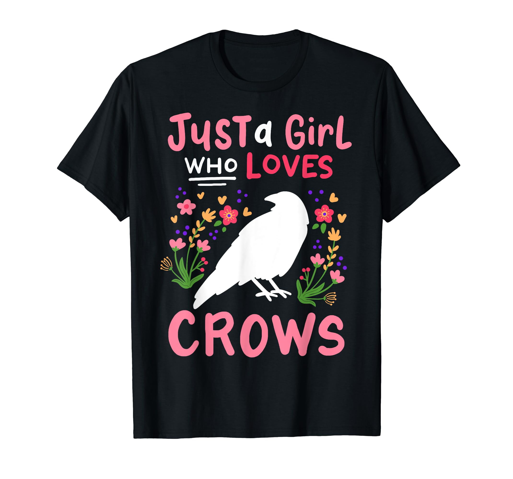 Black Crow Retro Bird Watching Gift Idea Raven Crows T-Shirt - Walmart.com