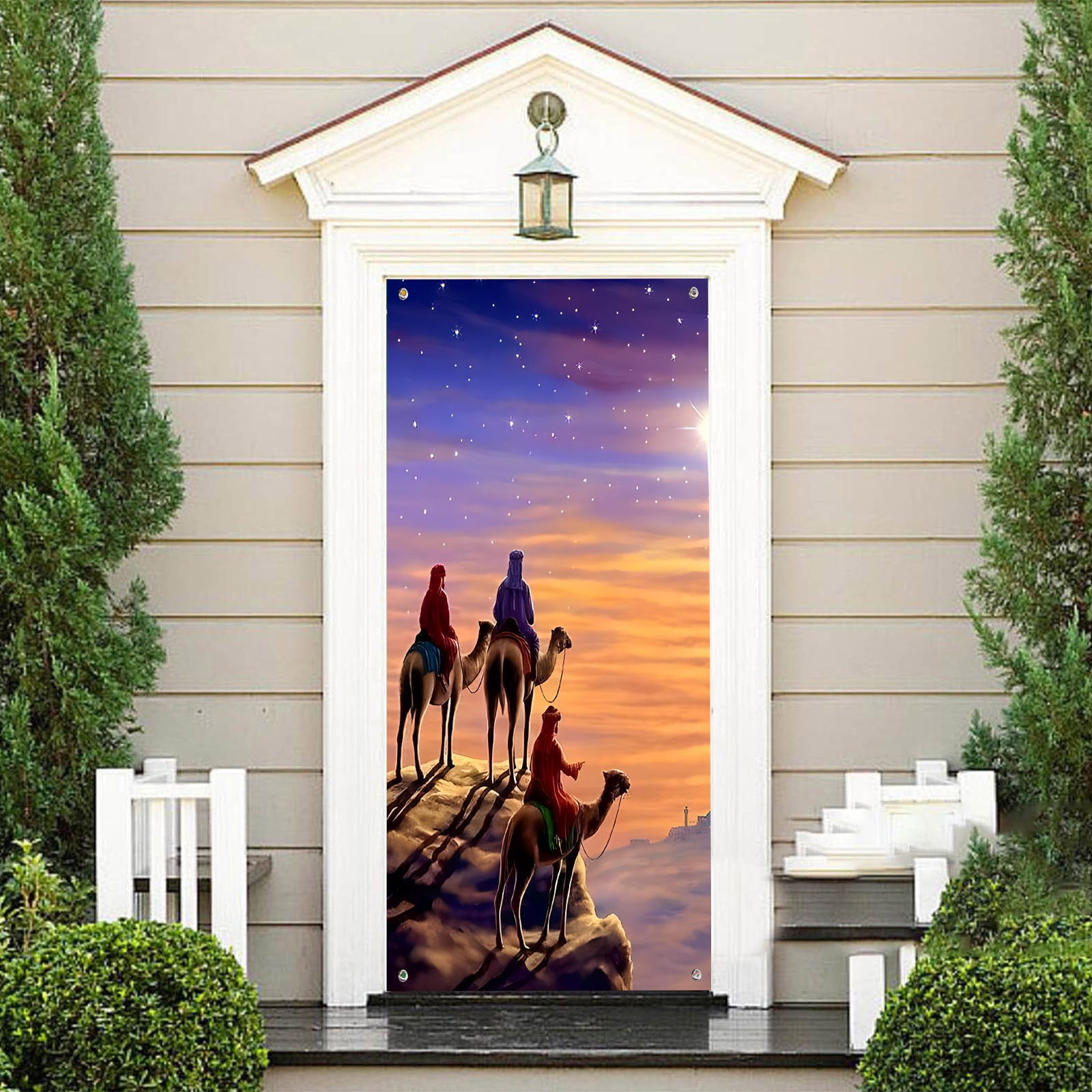 Black Crown, 90x200cm Star Door Frame Star Background Door Frame ...
