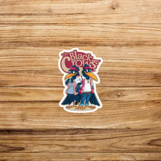 The Black Crows Adventure Cartoon Birds Vinyl Sticker - Outdoor Decal ...