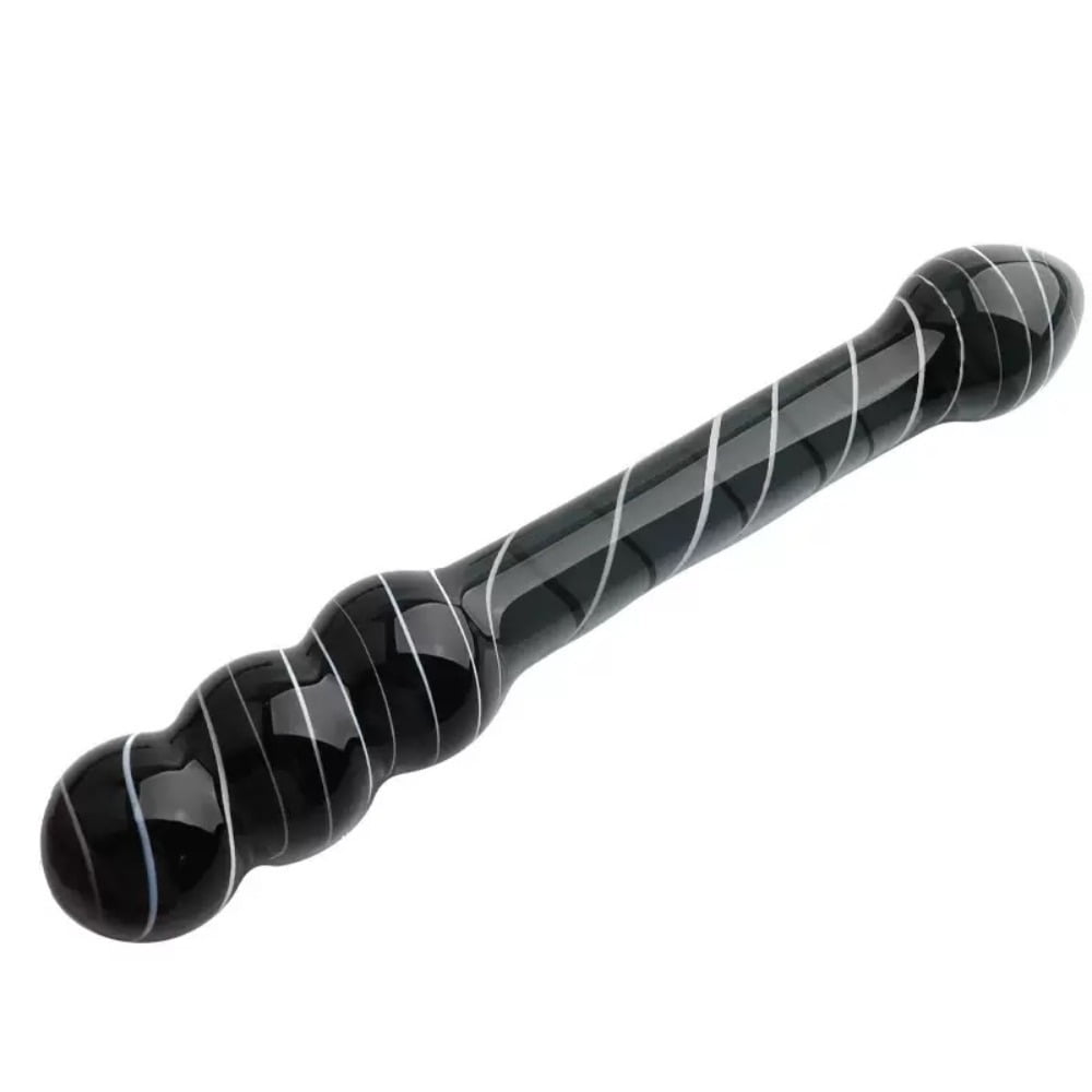 Black Crystal Beads Glass Massager Personal Massage Wand - Walmart.com