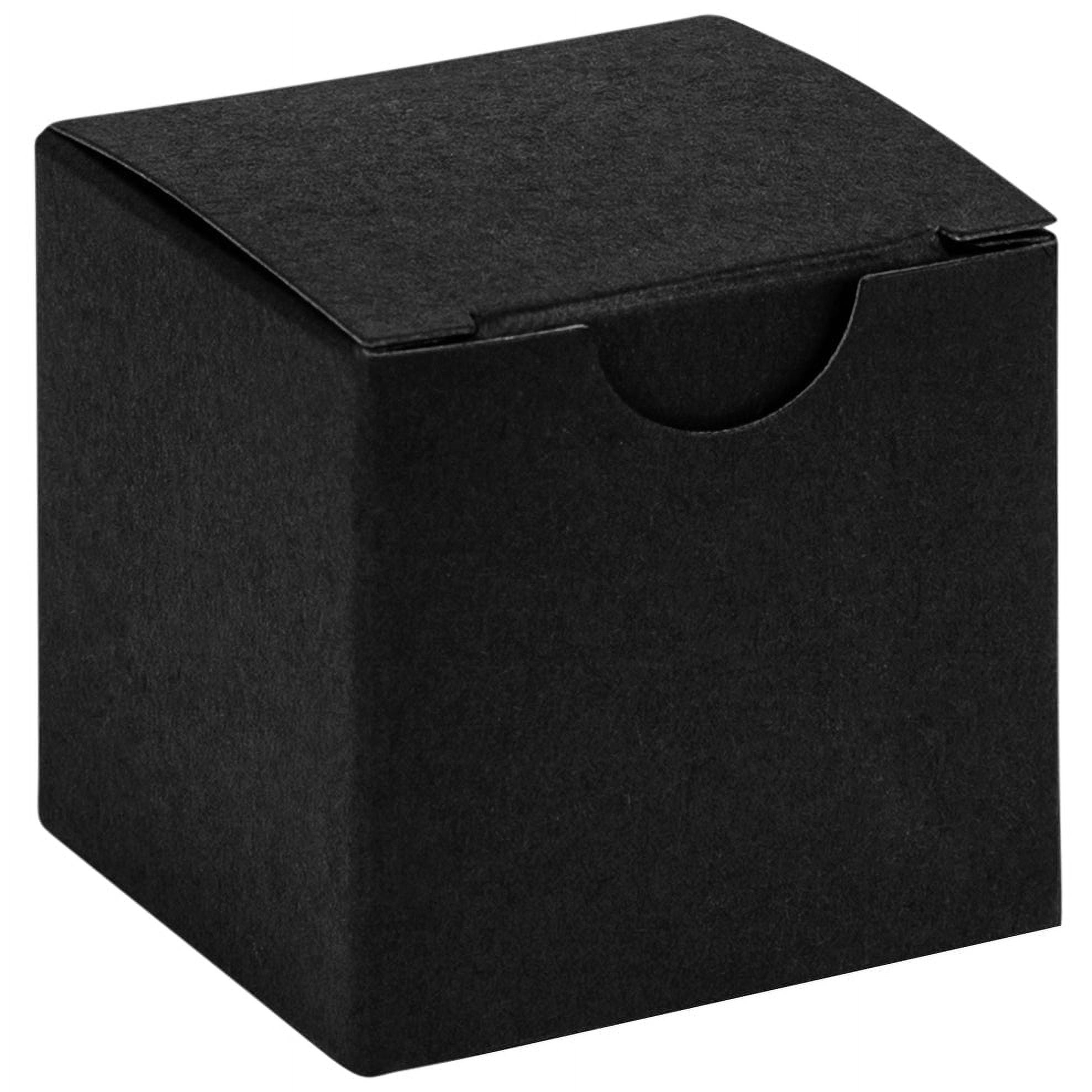 Black Cube Black Gift Tuck Top Boxes 2X2X2 48 Pack - Walmart.com