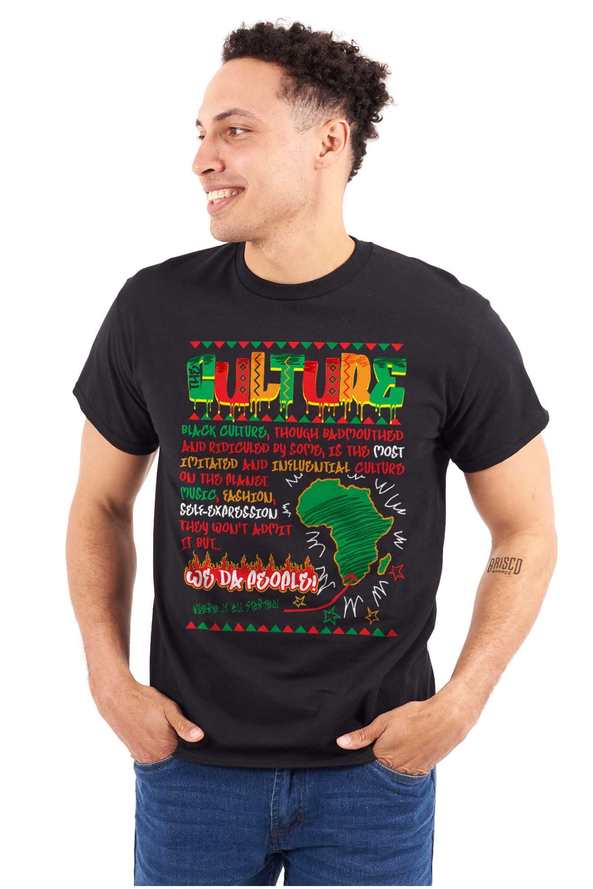 Black Culture Pride We Da People Plus Size Crewneck Graphic Tee Shirt ...