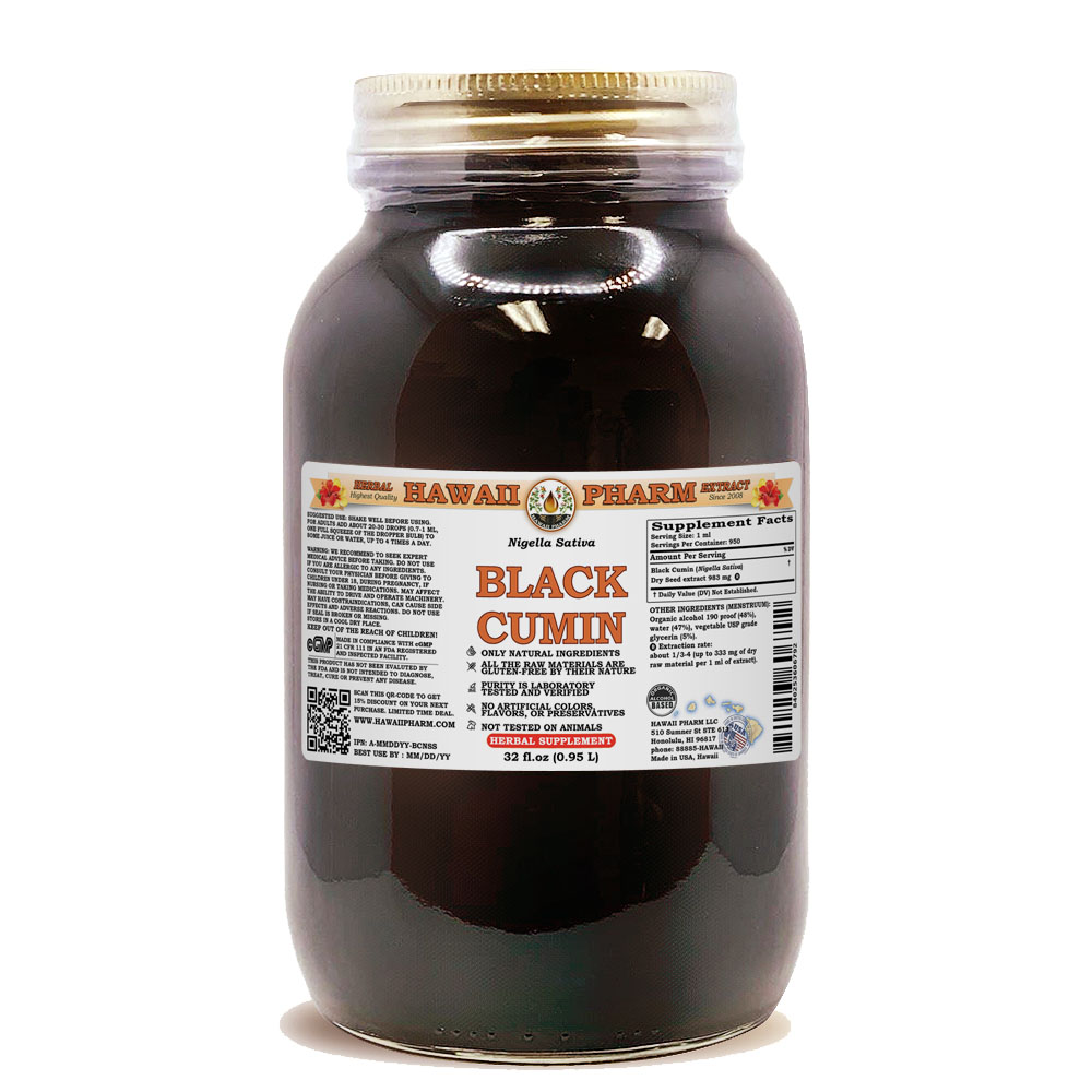 Black Cumin (Nigella Sativa) Dry Seed Liquid Extract. Expertly ...