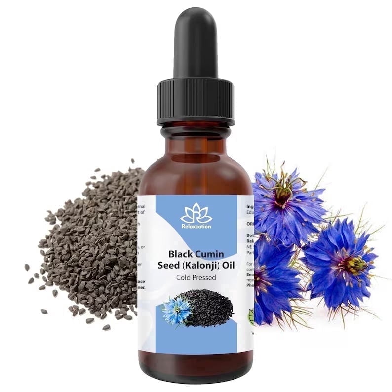 Black Cumin Seed Oil (Kalonji) – Cold-Pressed Antioxidant-Rich Oil for ...