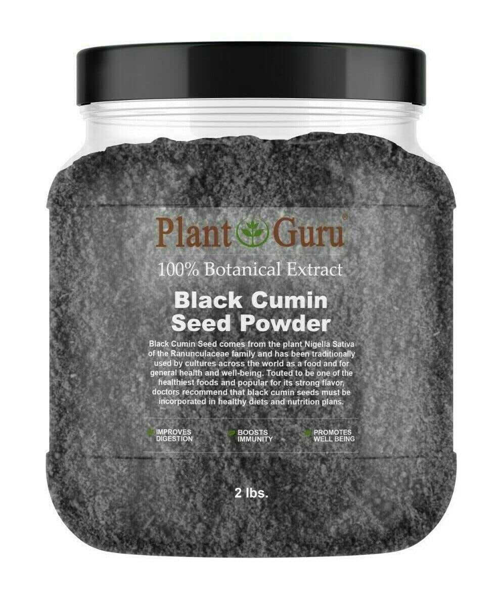 Black Cumin Seed Powder Ground 2 lbs. Jar - Nigella Sativa - Kalonji ...