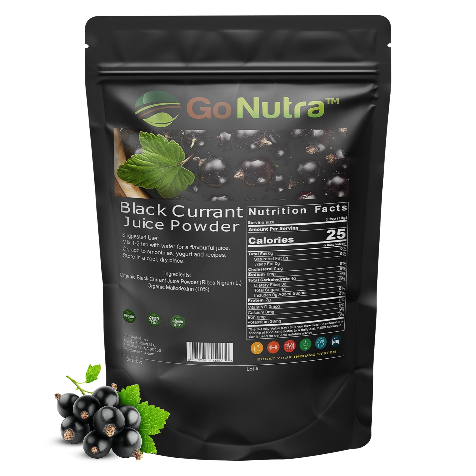 Black Currant Juice Powder Ribes Nigrum 1lb - Walmart.com