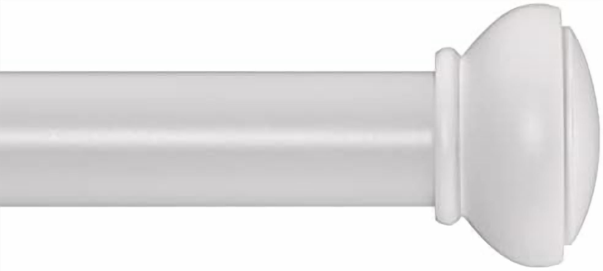 Black Curtain Rods for Windows 28 to 144 Inches Adjustable 1 Inch ...