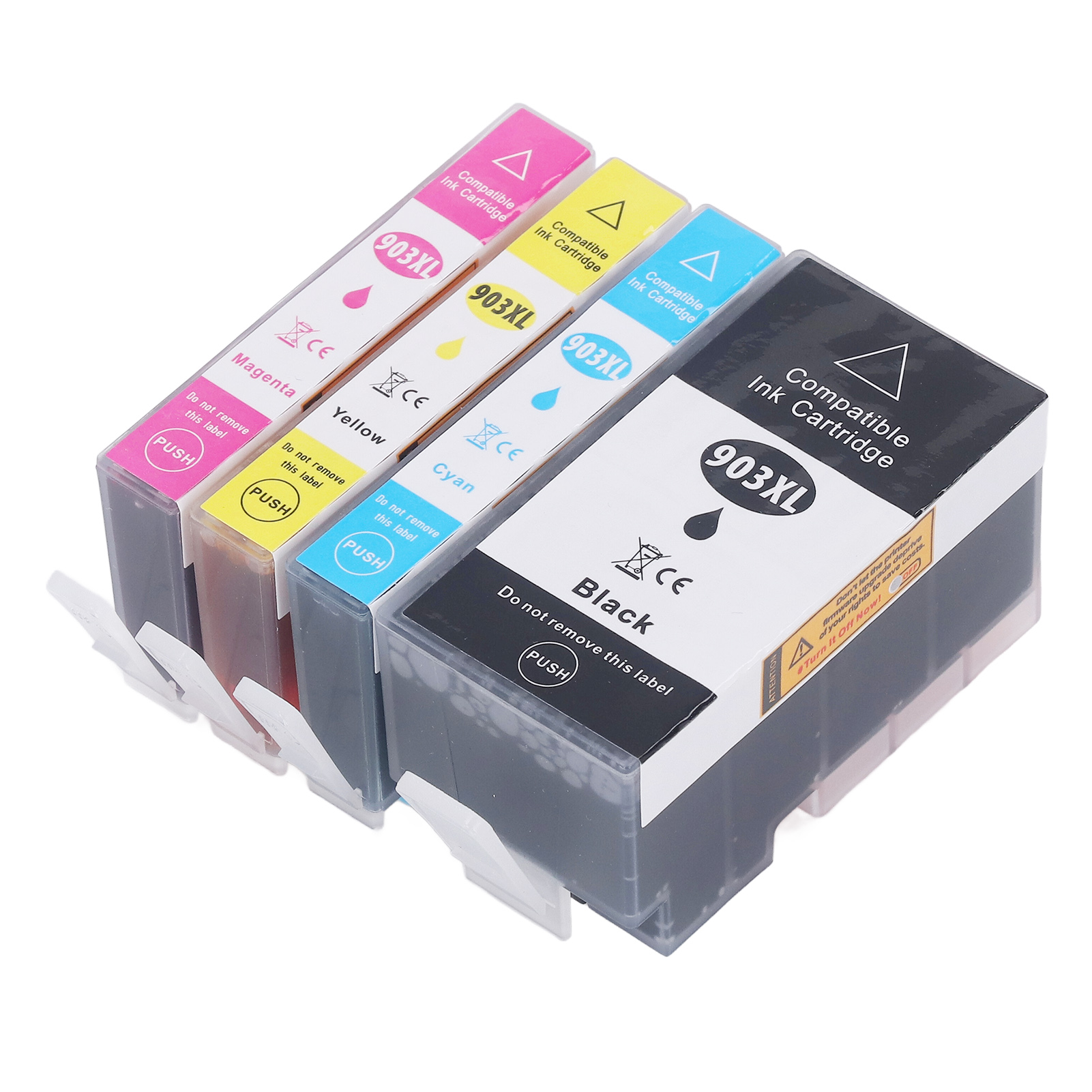 Black, Cyan, Magenta, Yellow for OfficeJet Pro 4-Color Inkjet Printer ...