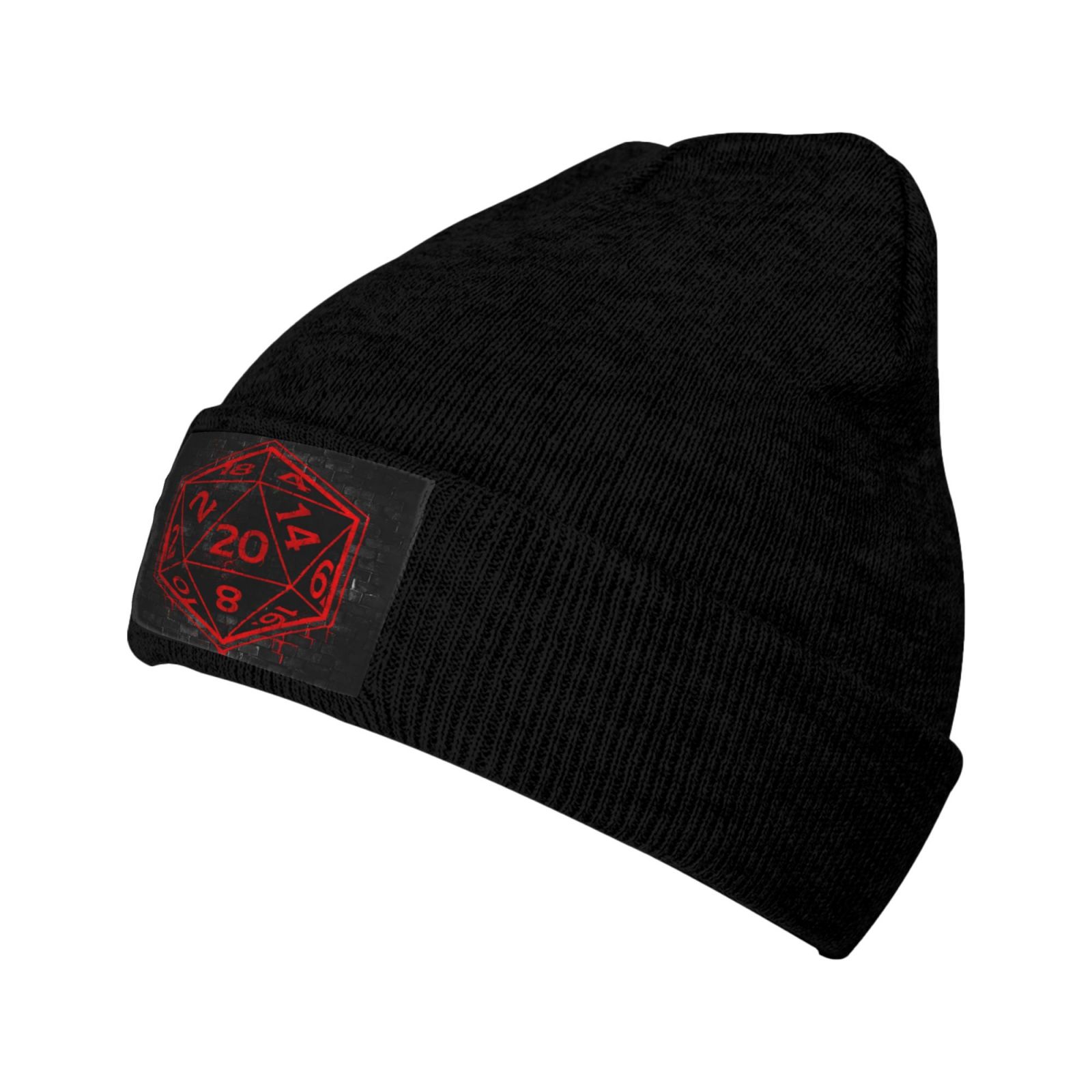 Black DND Dungeons And Dragons Warm Knit Beanie Hat 3D Printed Skull ...