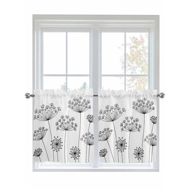 Pink Flamingo Bathroom Window Curtain, Summer Tropical Animals Grey ...
