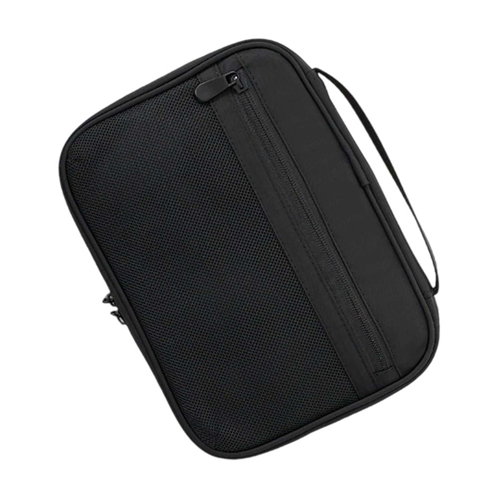 Black Data Cable Storage Bag Travel Organizer For Mobile Phone Mouse ...