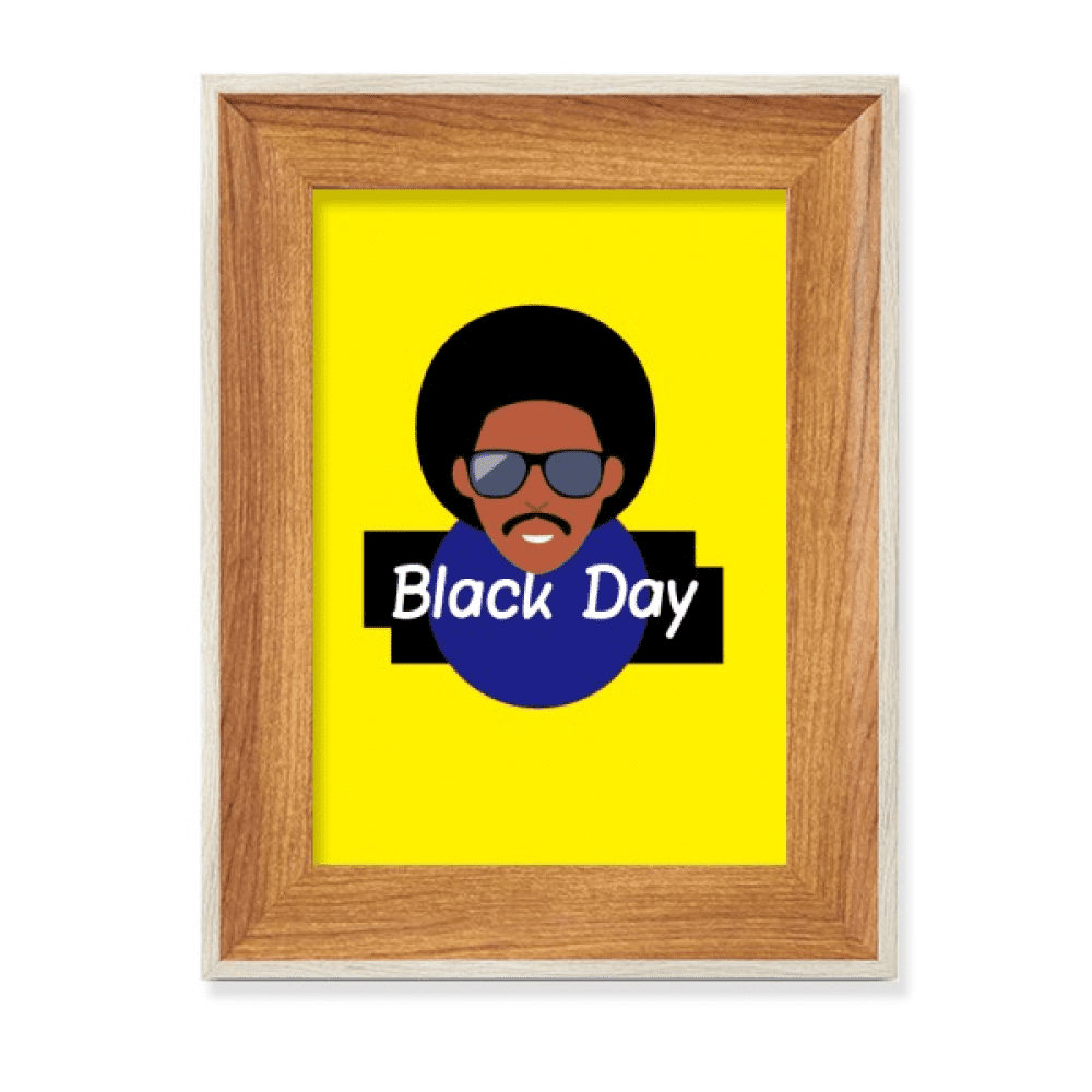 Black Day Freedom Equal Rights Desktop Wooden Photo Frame Display ...