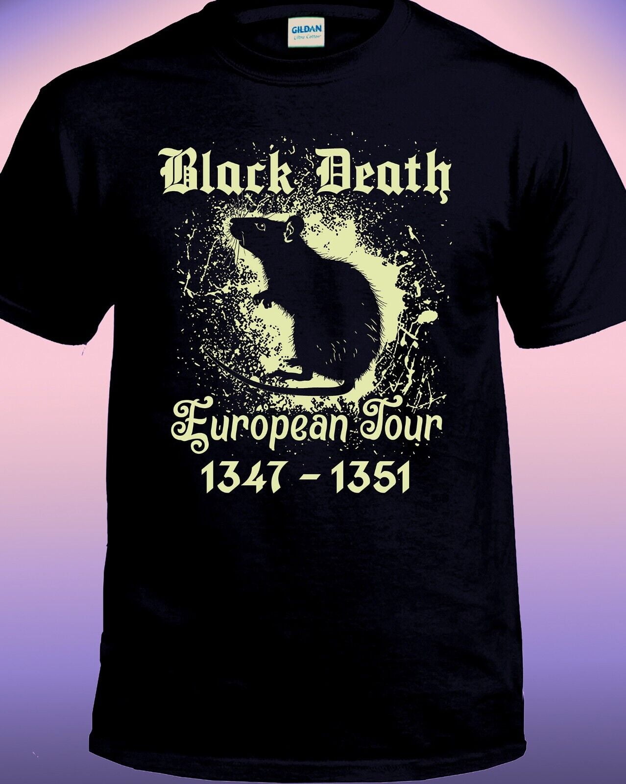 Black Death European Tour T-shirt - Walmart.com