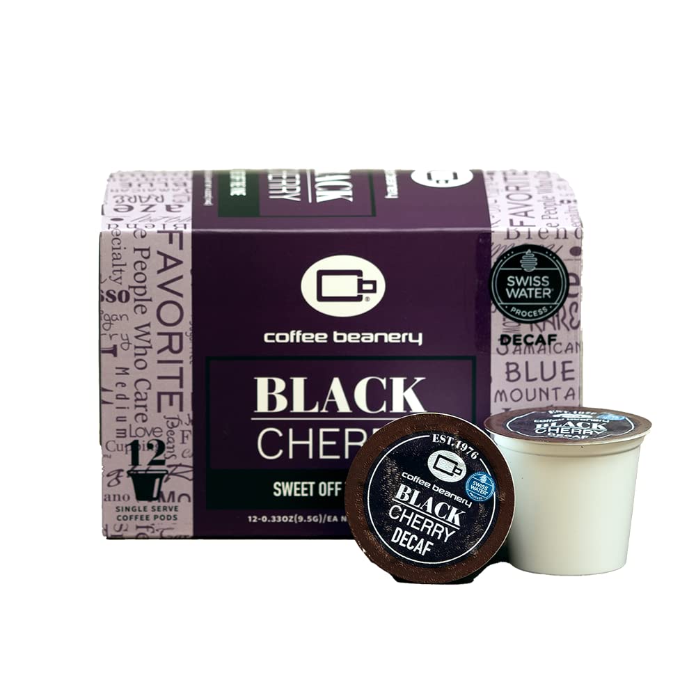 Black Cherry Decaf Pods by | 12ct Flavored Decaf Pods Medium Roast Pods ...