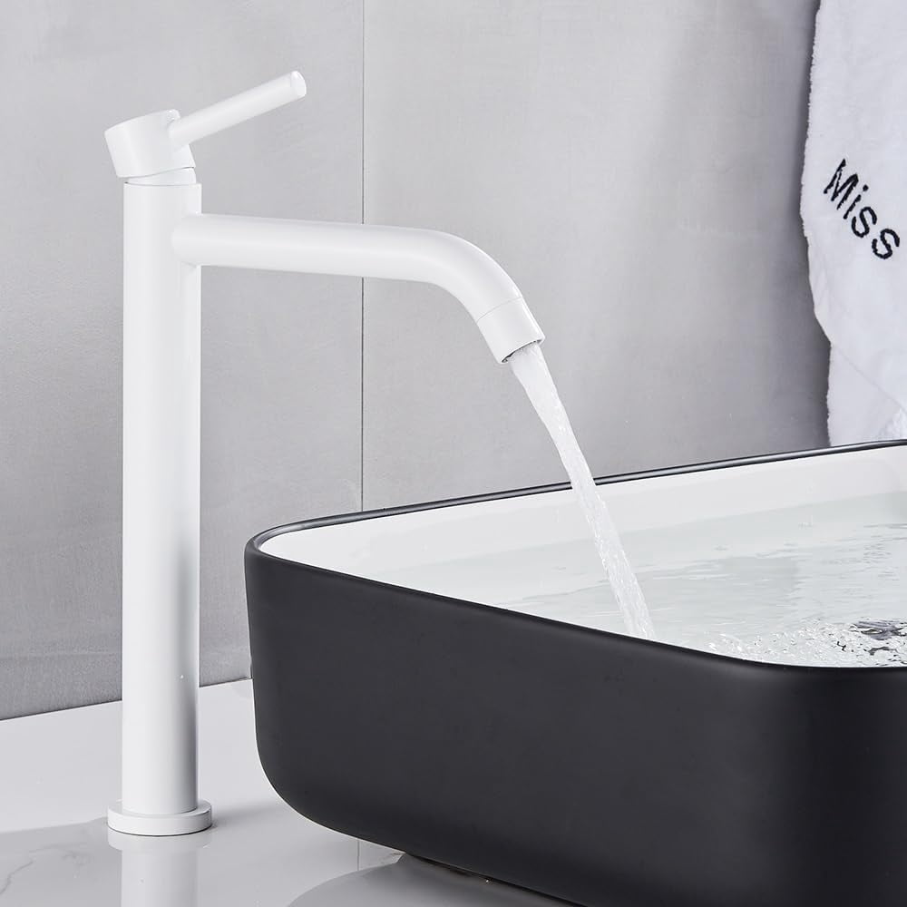 Black Deck Mounted Bathroom Basin Mixer Tap Basin Vessel Sink Faucet ...