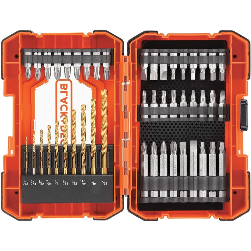 Black & Decker BDA46SDDDAEV 46-Piece Screwdriver and Drill Set ...