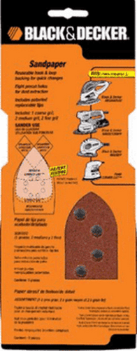 Black & Decker BDAMM220 Mega Mouse Sandpaper, 220 Grit - Walmart.com