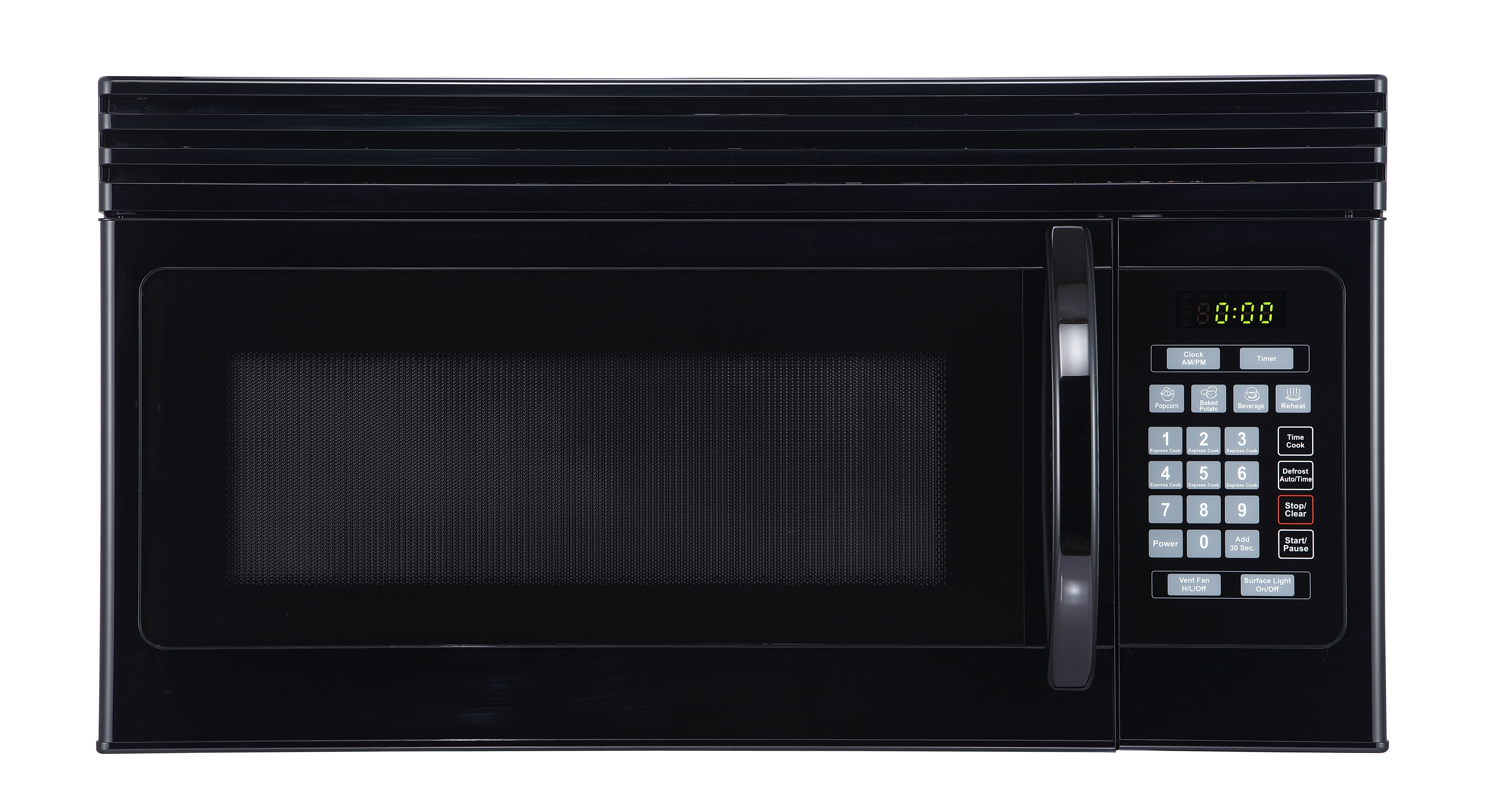 Black+Decker EM044KJN 1.6-Cu. Ft. Over-the-Range Microwave with Top ...