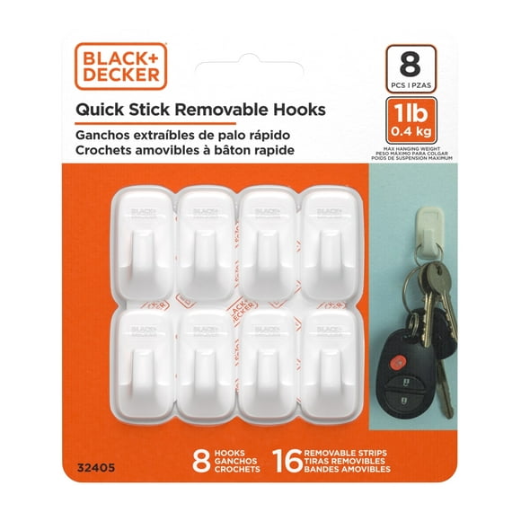 Adhesive Plastic Hooks