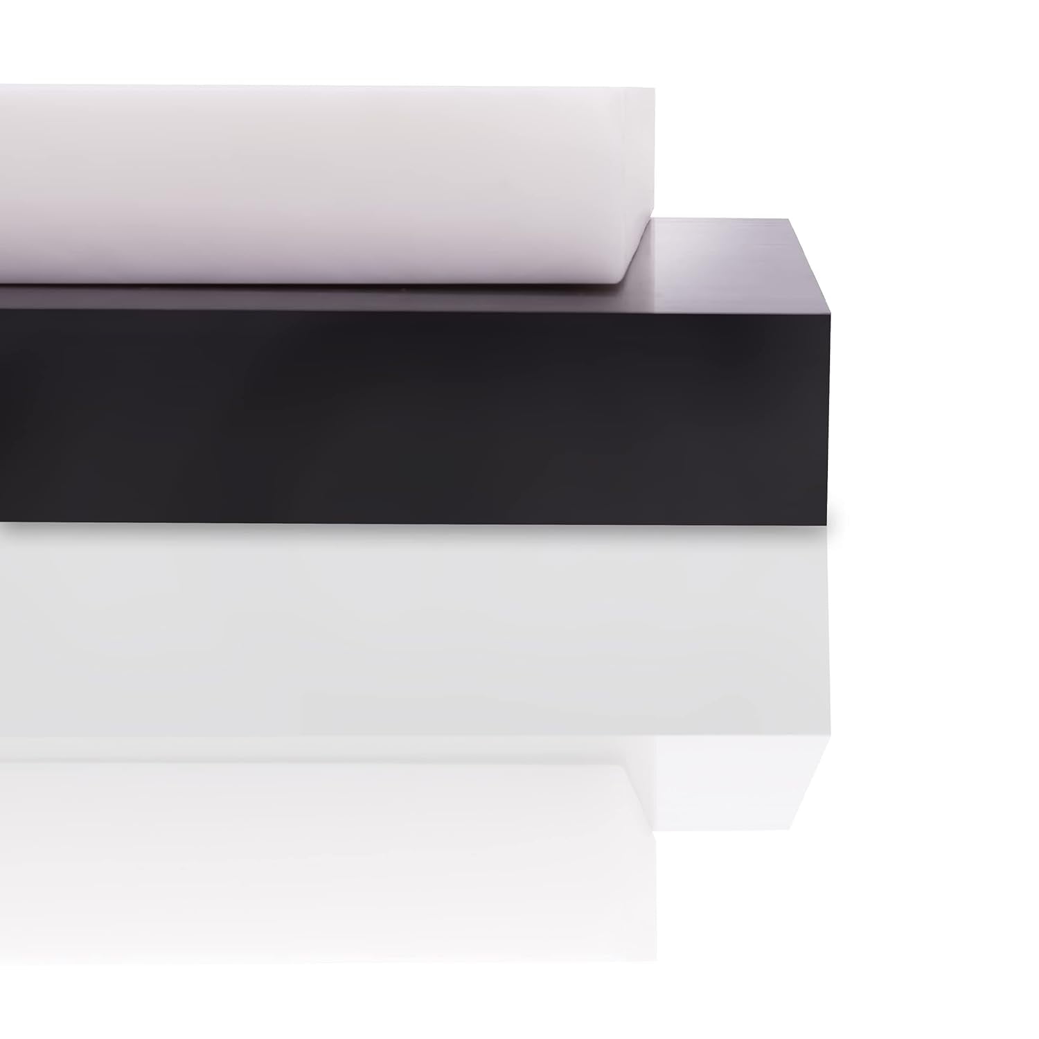 Black Delrin/Acetal Copolymer Plastic Sheet 3/8" x 6" x 6" - Walmart.com