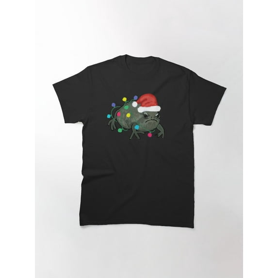 Black Desert Rain Frog Father Christmas Hat Christmas Tree Unisex T ...