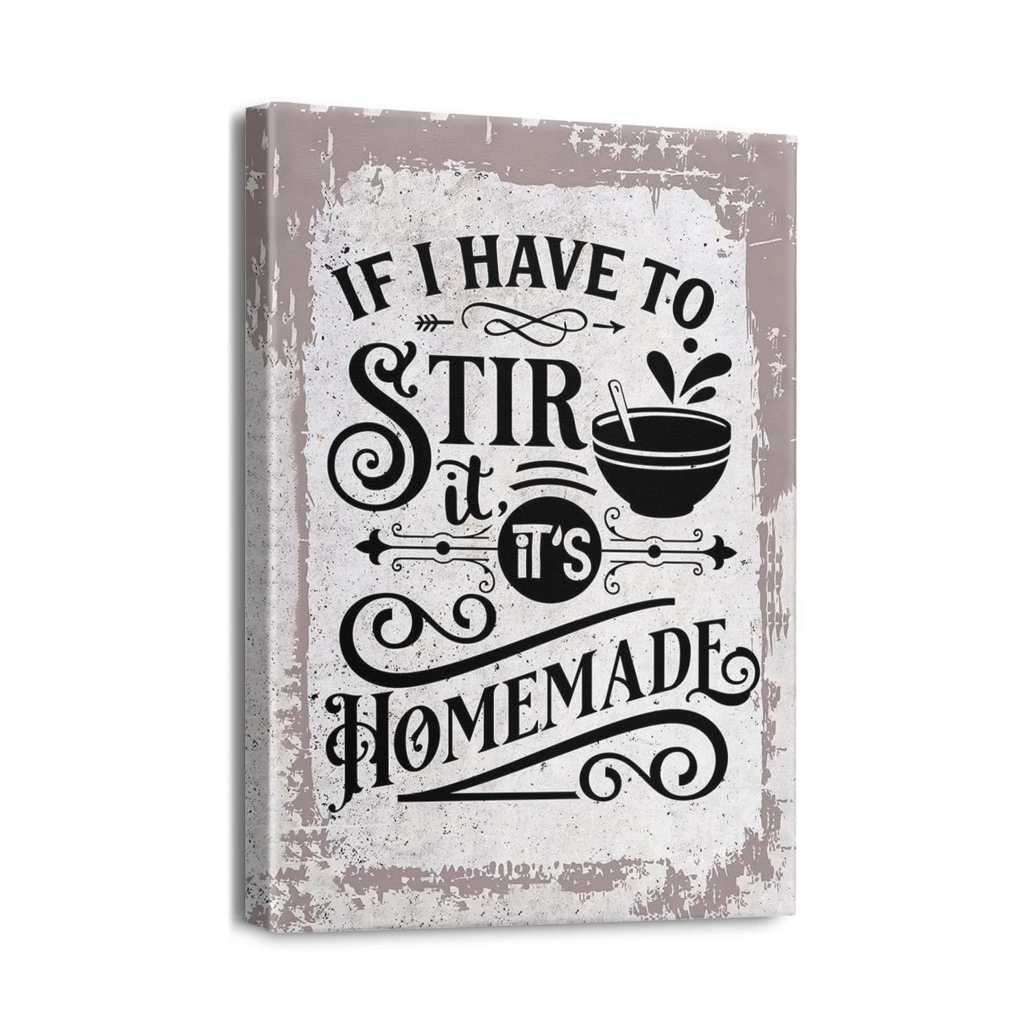 Black Design Kitchen Rules Wall Art - Framed Canvas Prints - Modern ...