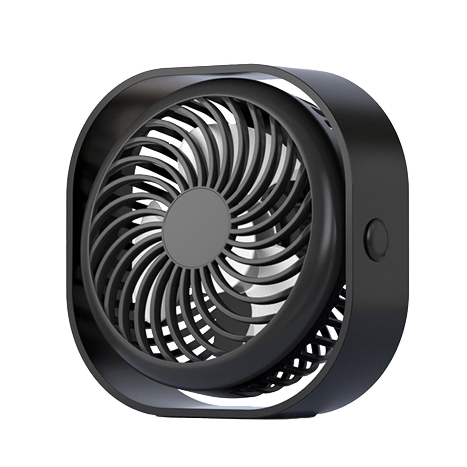Black Desktop Wind Circulation Fan Household Desktop Fan Office Small ...