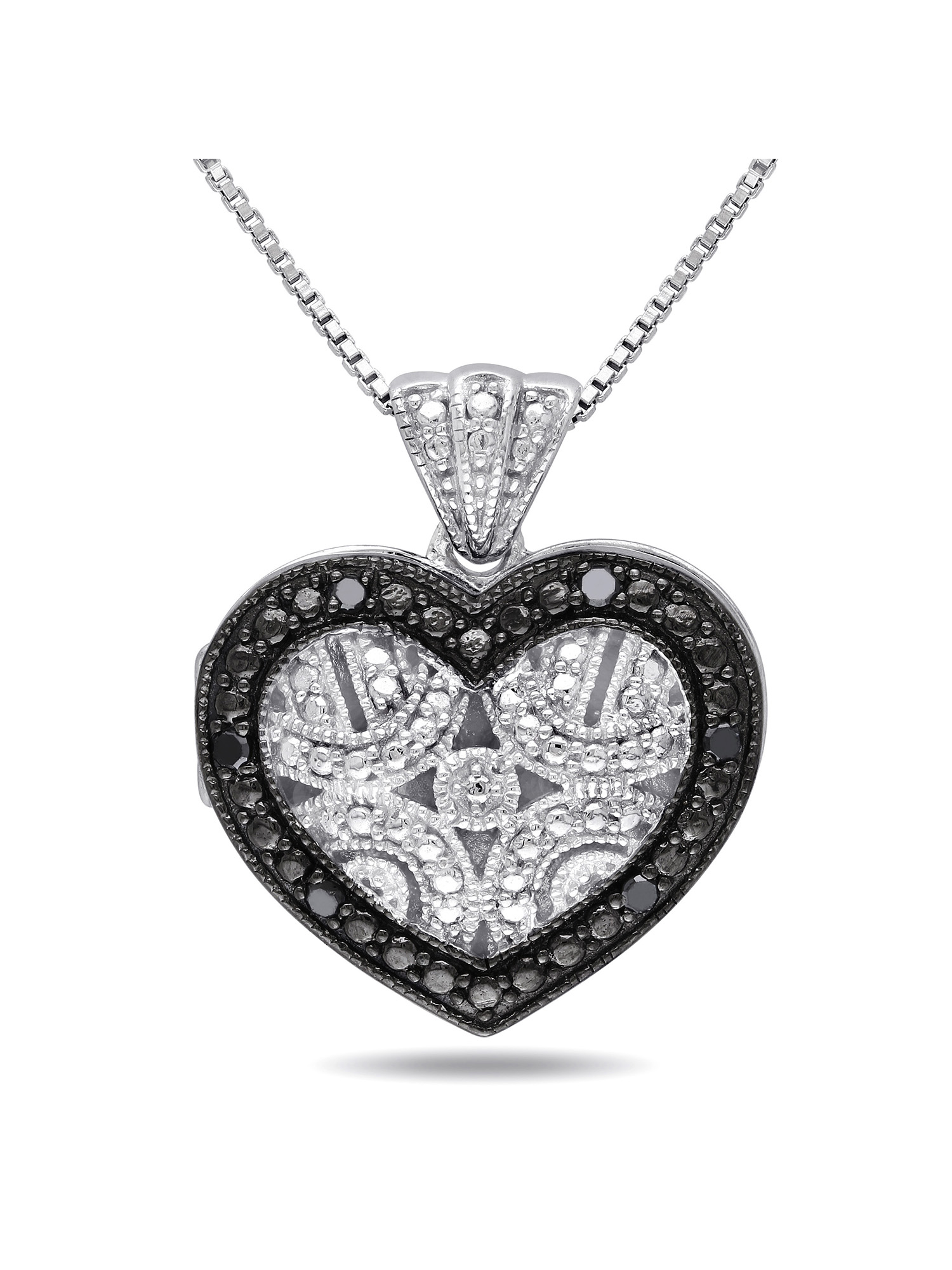 Diamond Accent Sterling Silver Infinity Necklace - Walmart.com