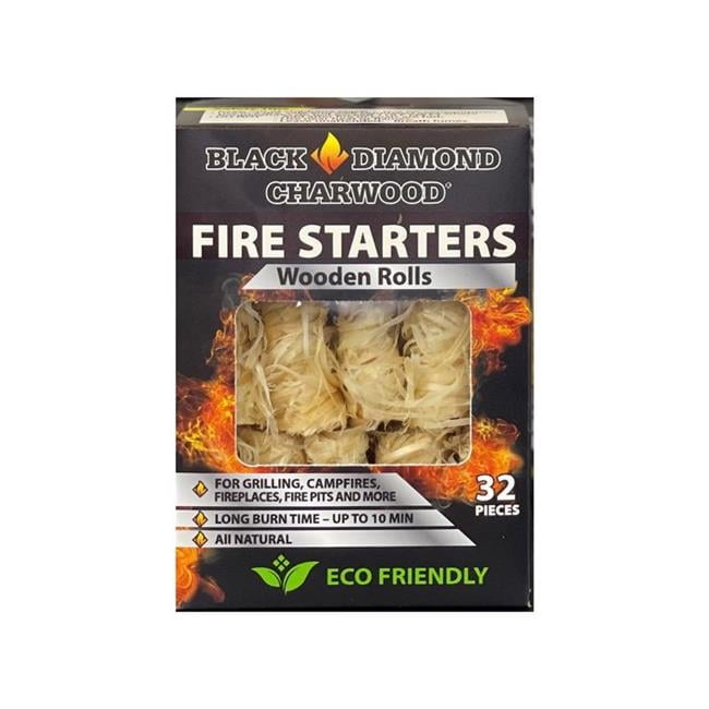 Black Diamond Charwood 4012668 Charwood Hardwood 32 Rolls Fire Starter ...