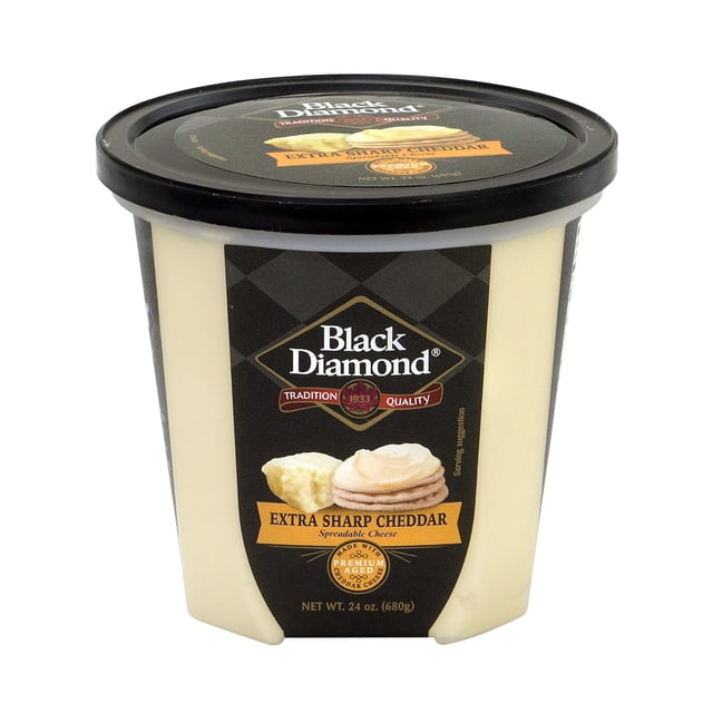 Black Diamond Extra Sharp Cheddar Spread 24 Oz. (902-00077) - Walmart.com