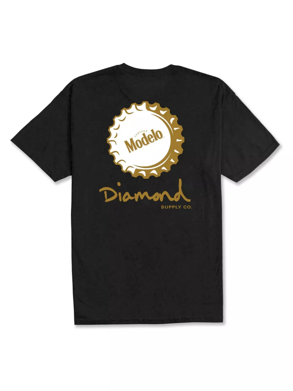 Black Diamond Supply x Modelo Bottle Cap Tee - Walmart.com