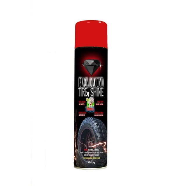 Black Diamond Tire Shine 14 oz can Aerosol - Walmart Business Supplies