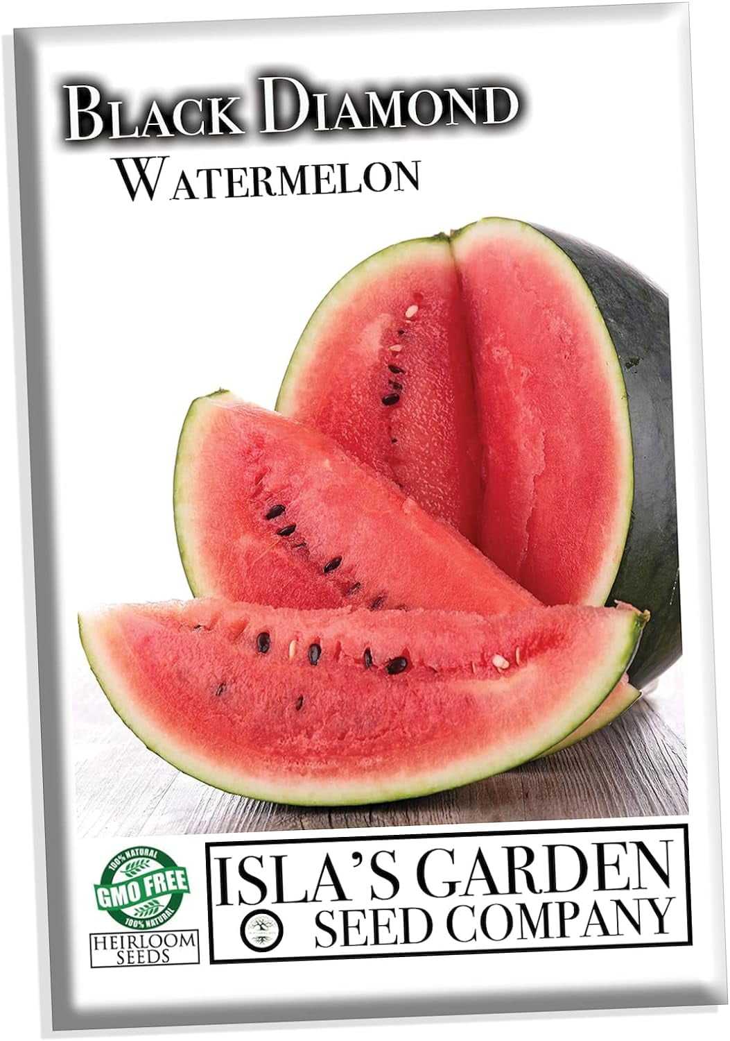 Black Diamond Watermelon Seeds, 50 Heirloom Seeds Per Packet, Non GMO ...