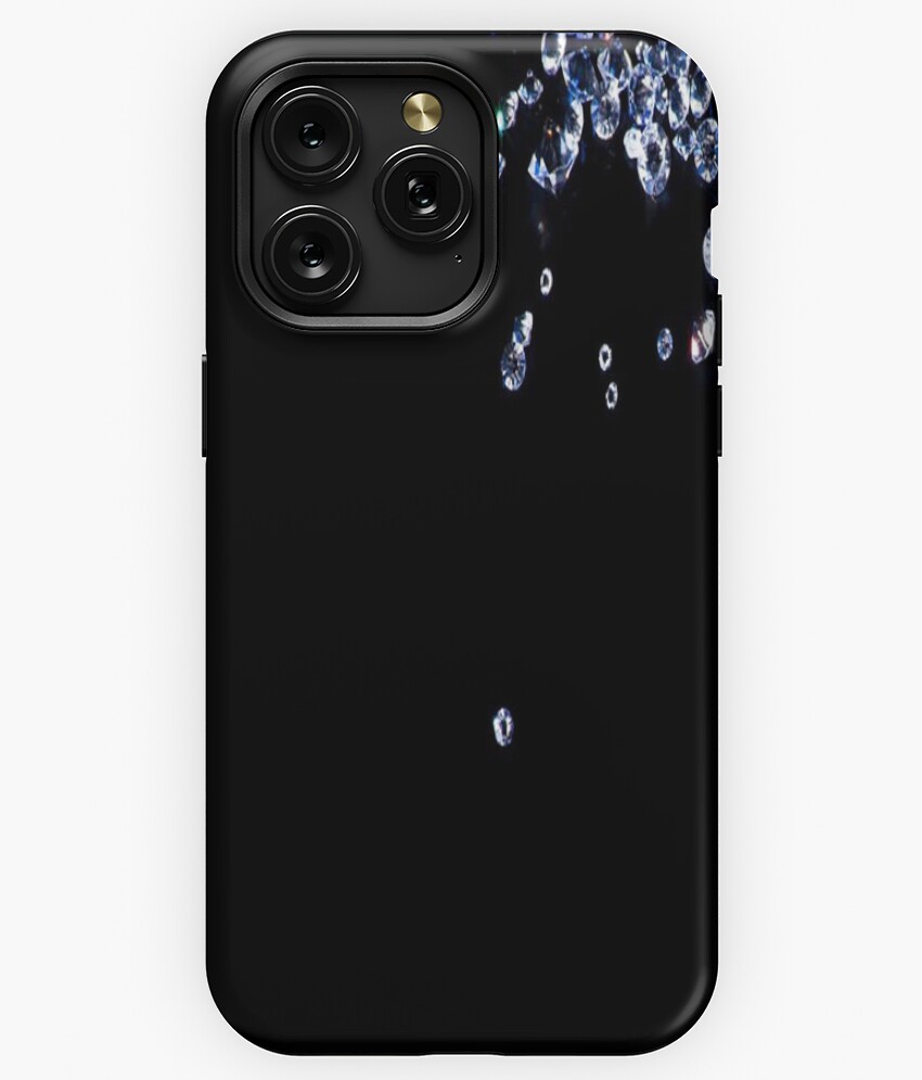 Black Diamonds Dark Gemstone Jewel Graphic Art A10029 Phone Case for ...