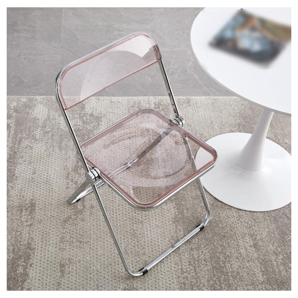 Black Dining Chairs Modern, Clear Vanity Chair For Makeup Room ...