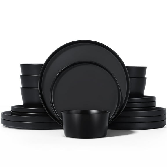 Ceramic Artisan Matte Dinner Plates Set of 6 10 inch Dish Set ...