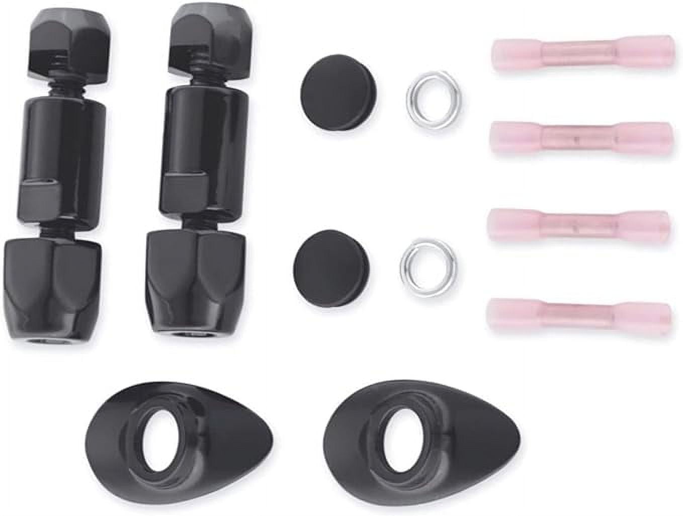 Black Directional Relocation Kit Softail Fat Boy 2003-2017 54268-10 ...