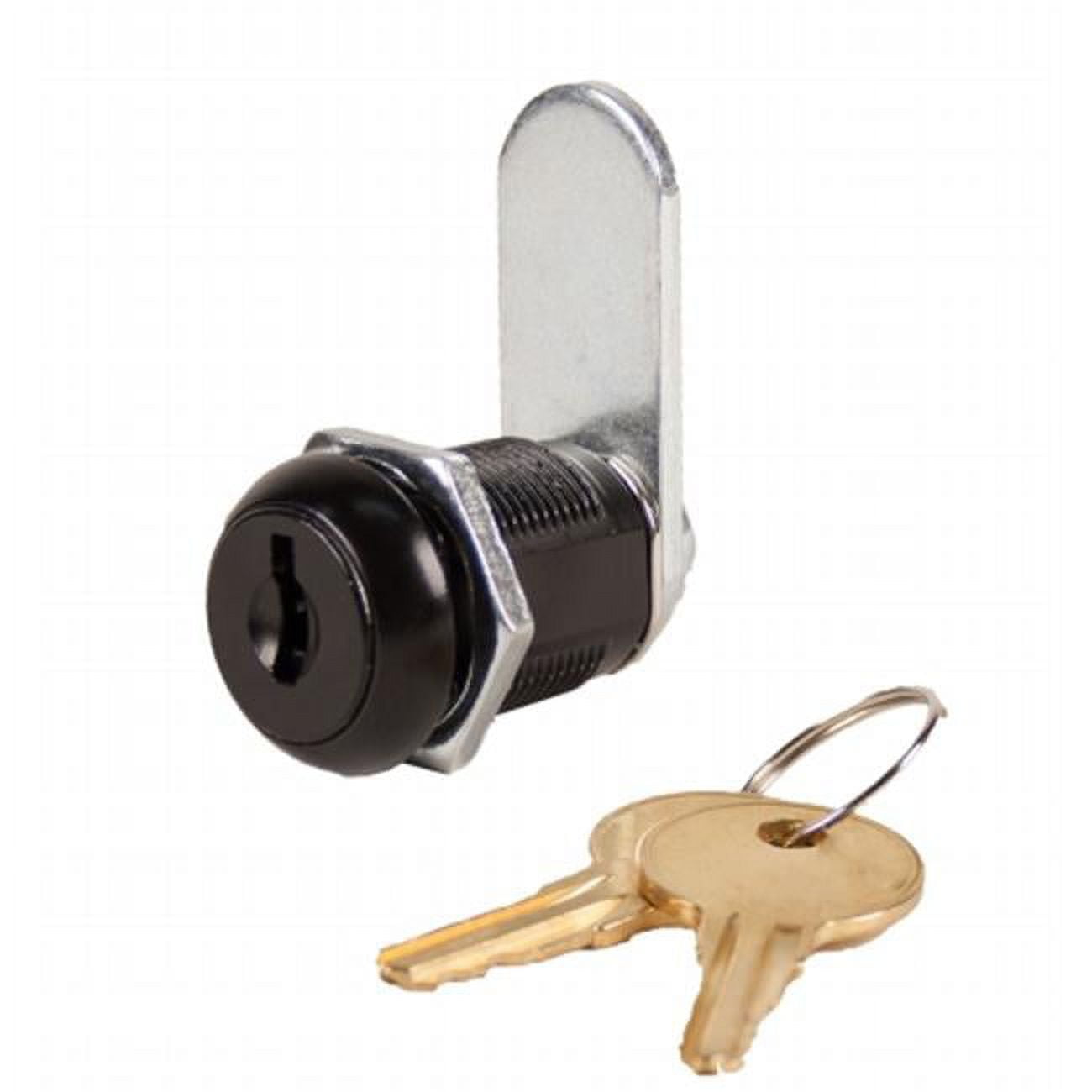 Black Disc Tumbler Cam Lock, 7/8" Cylinder, Keyed Alike- 6 Pack ...