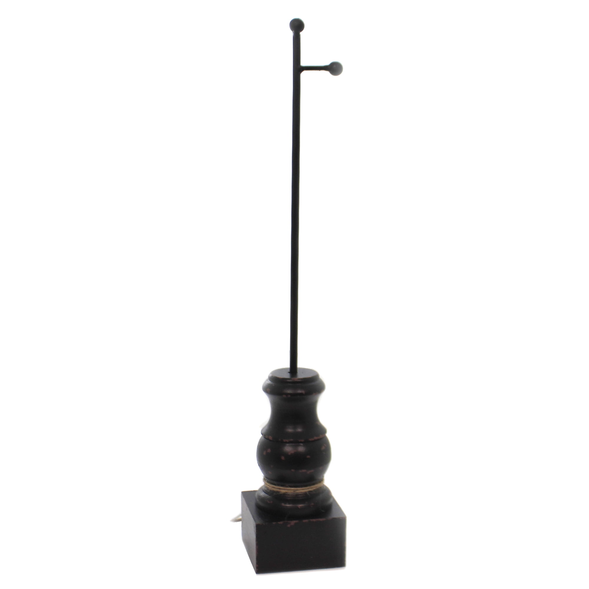 Black Display Pole - One Display Pole 16.25 Inch, Wood - Stake ...