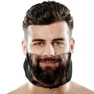 SAFEKO 21" White Disposable Breathable, Durable, Honeycomb Nylon Beard ...