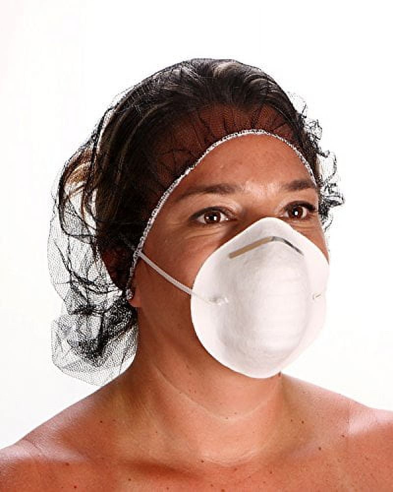 Black Disposable Bouffant Cap Honeycomb Style Hair Net (20 per Pack ...