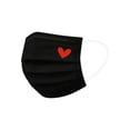 Black Disposable Face Masks,3-Ply Breathable Masks,Elastic Ear Loop ...