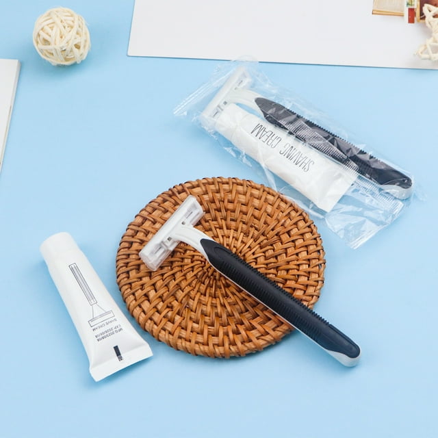 Black Disposable Razors in Bulk Pack of 25,Twin Blade Disposable ...