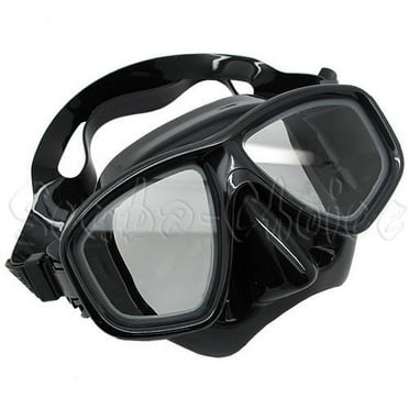 IST M80 2 Lens Snorkel Diving Mask with RX Prescription Lenses, Low ...