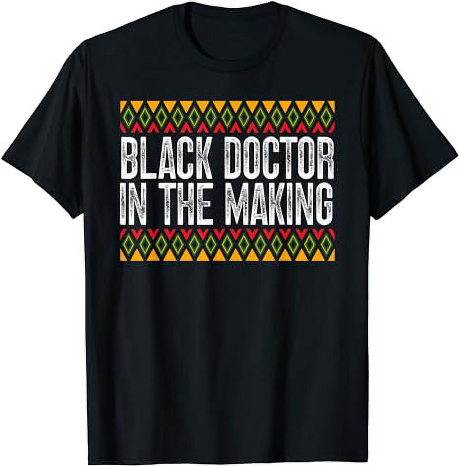 Black Doctor African American Healthcare Black History Month T-Shirt ...